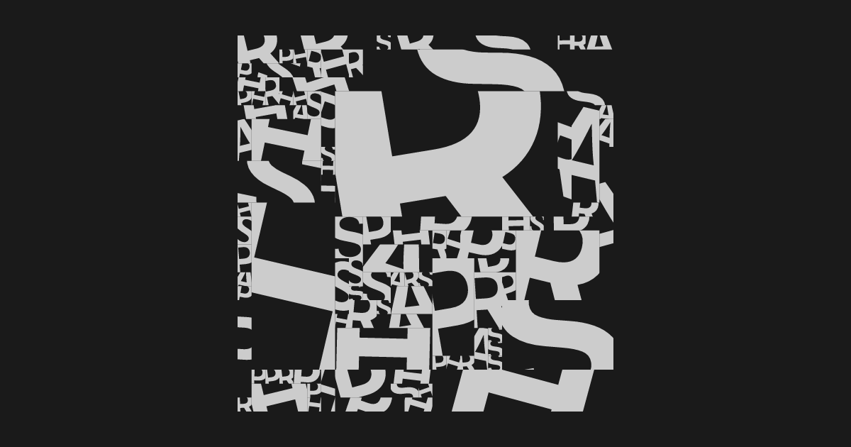 Masked Letter Grid - Book of Shapes